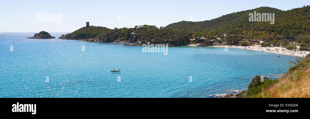 Sainte Lucie de Porto Vecchio, Korsika: Mittelmeer und genuesischen ...