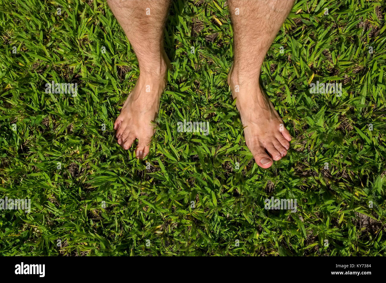 Mans Feet Toes Stockfotos und -bilder Kaufen - Alamy
