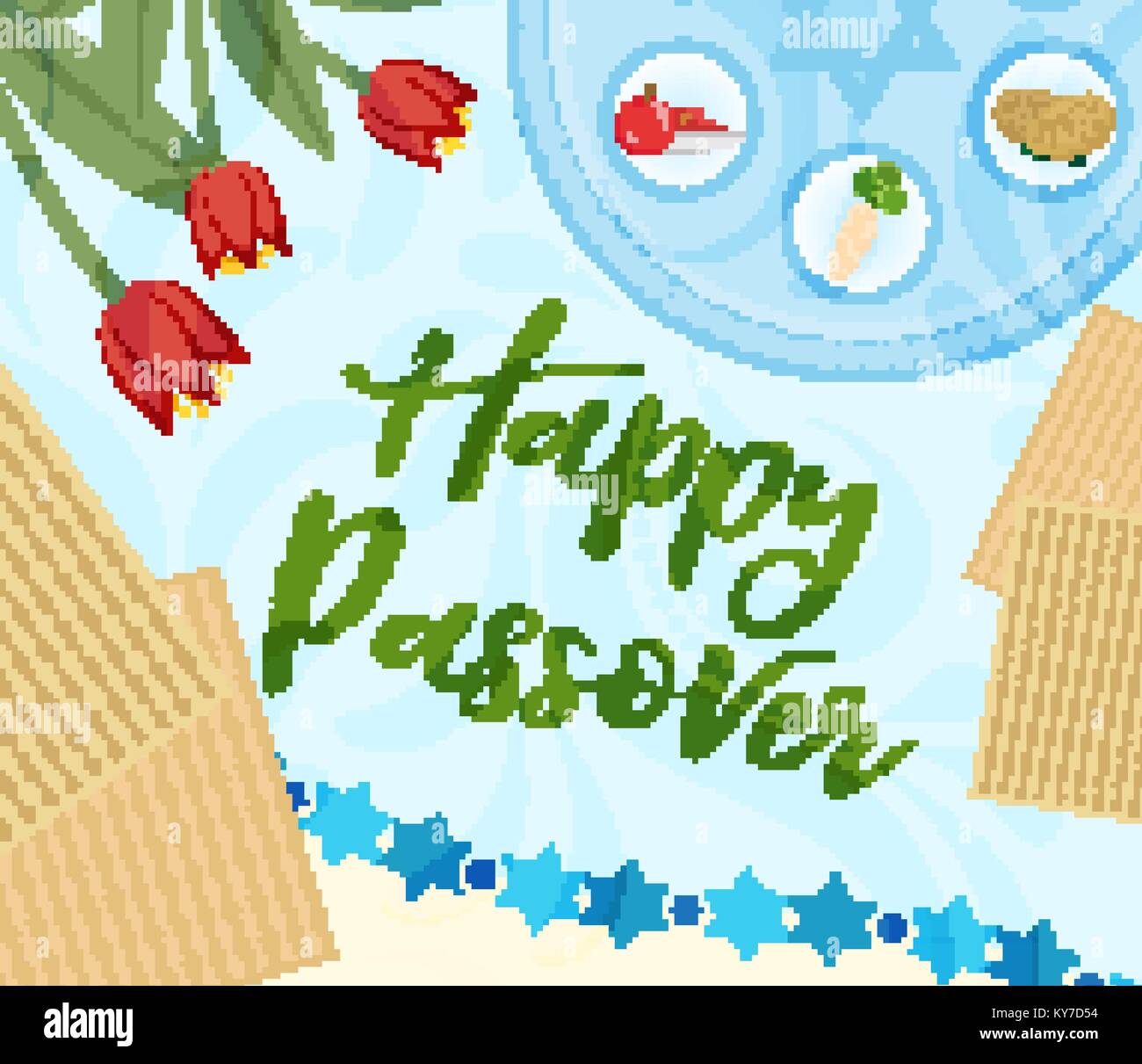 Passah, Plakat, Einladung, Flyer, Grußkarten. Pessach Vorlage für Ihr ...