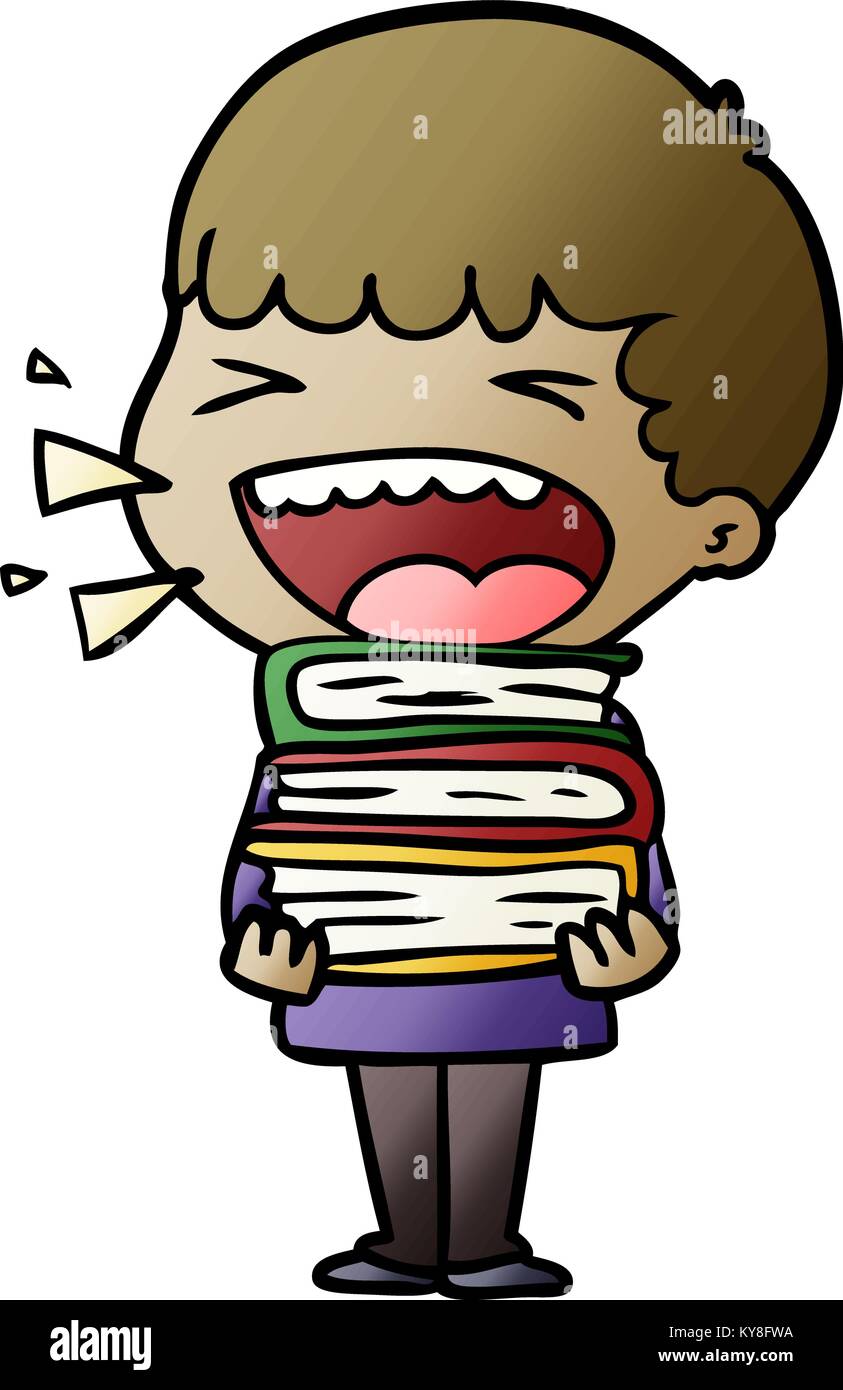 Cartoon Lachen Mann Stock-Vektorgrafik - Alamy