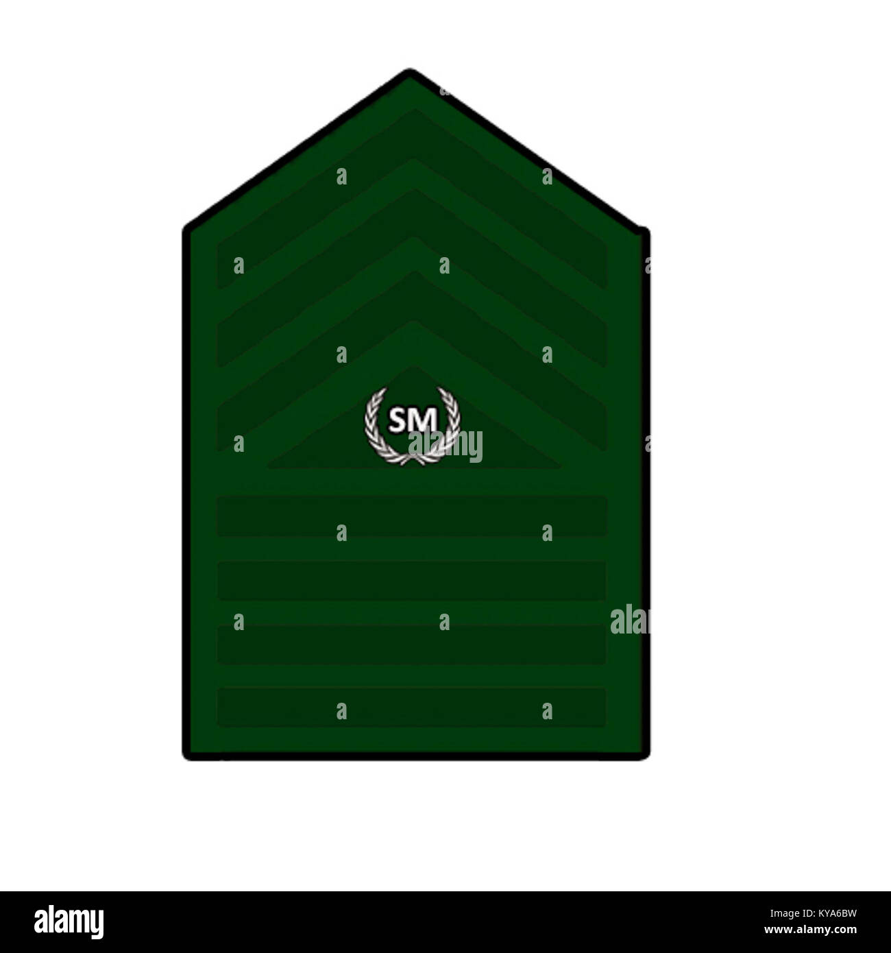 Philippinische Armee Senior Master Sergeant Rank Insignia (Designated ...