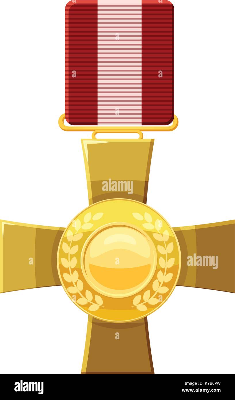 Military Cross Symbol. Cartoon Illustration von Military Cross vektor ...