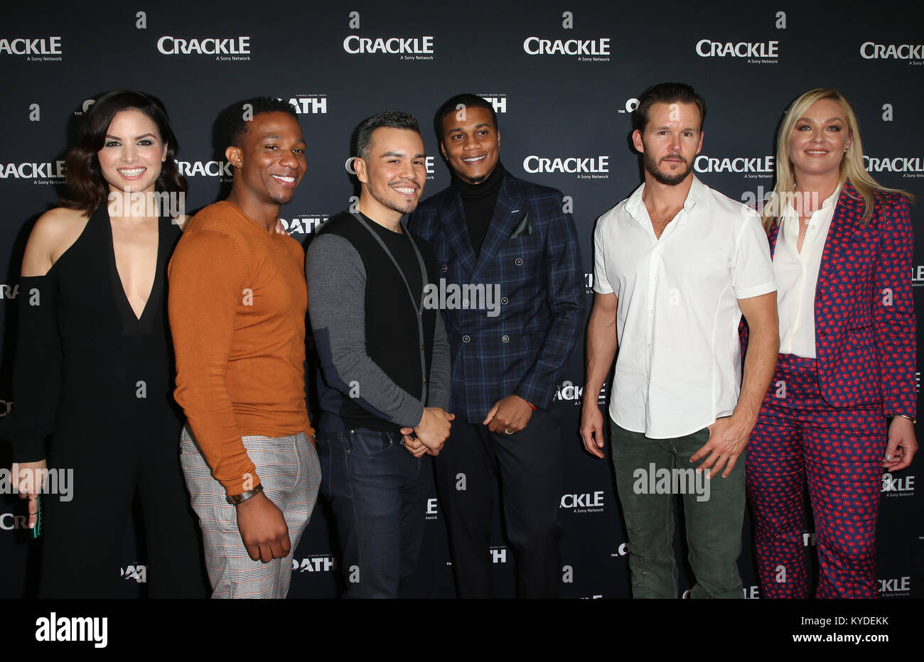 In Pasadena, Kalifornien. 14 Jan, 2018. Arlen Escarpeta, Cory Hardrict ...