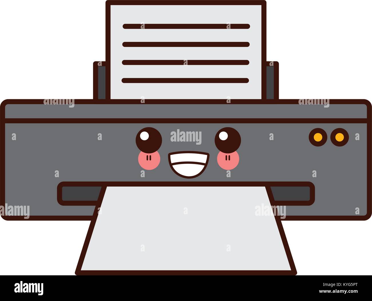 Drucker Cartoon Stockfotos und -bilder Kaufen - Alamy