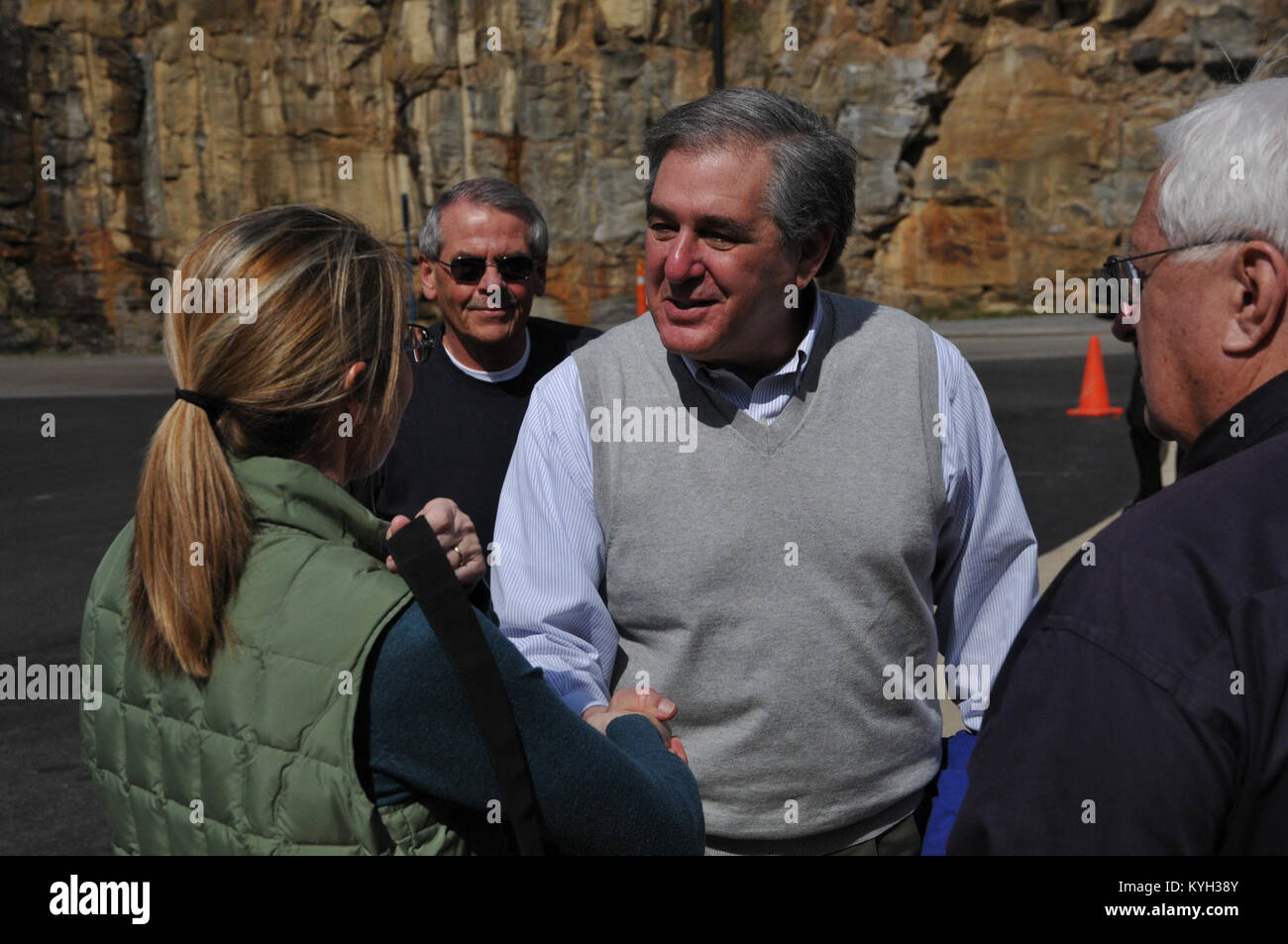 Lieutenant Governor Jerry Abramson, Senator Walter Blevins, Senator Ray ...