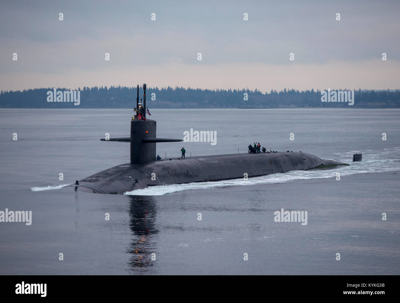 Ballistik raketen u boot uss pennsylvania ssbn 735 Stockfotos und ...