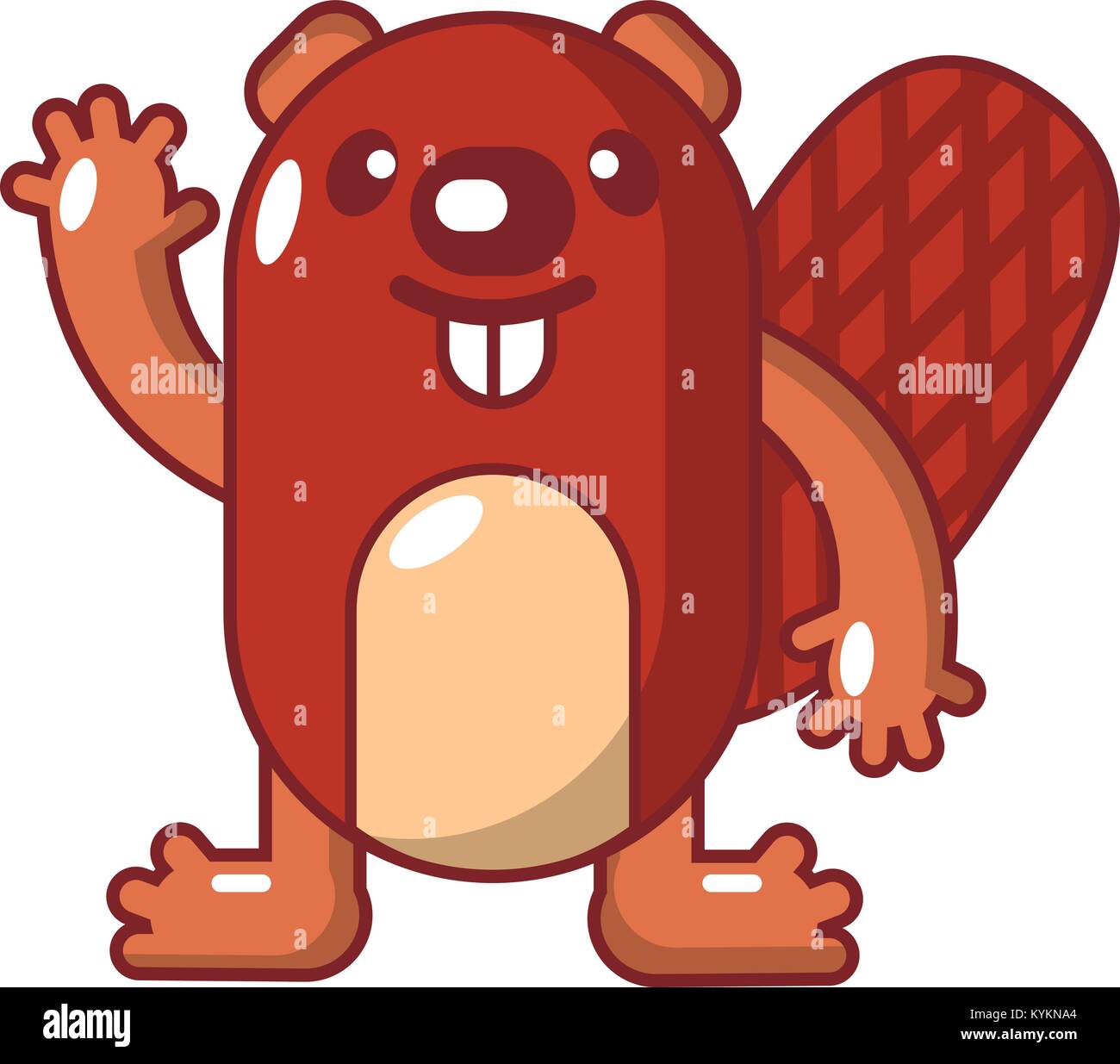 Cartoon Beaver Stockfotos und -bilder Kaufen - Alamy