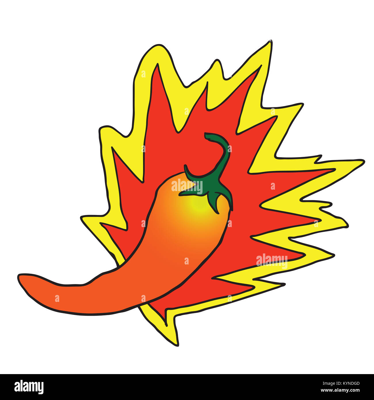 Chili pepper comic -Fotos und -Bildmaterial in hoher Auflösung – Alamy
