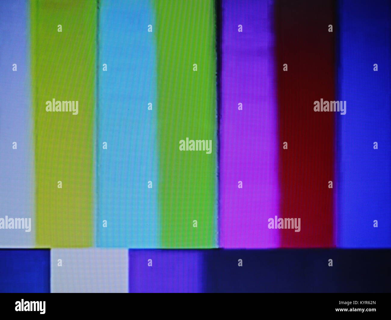 Television test pattern color bars -Fotos und -Bildmaterial in hoher ...