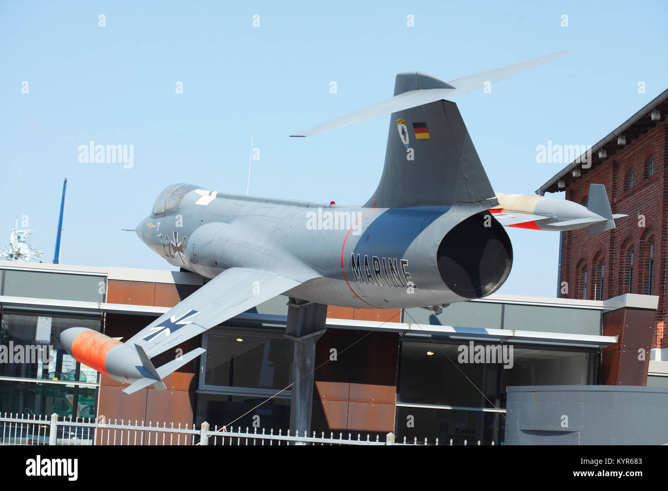 Starfighter F 104 Jet Kampf, Deutsches Marinemuseum in Wilhelmshaven ...