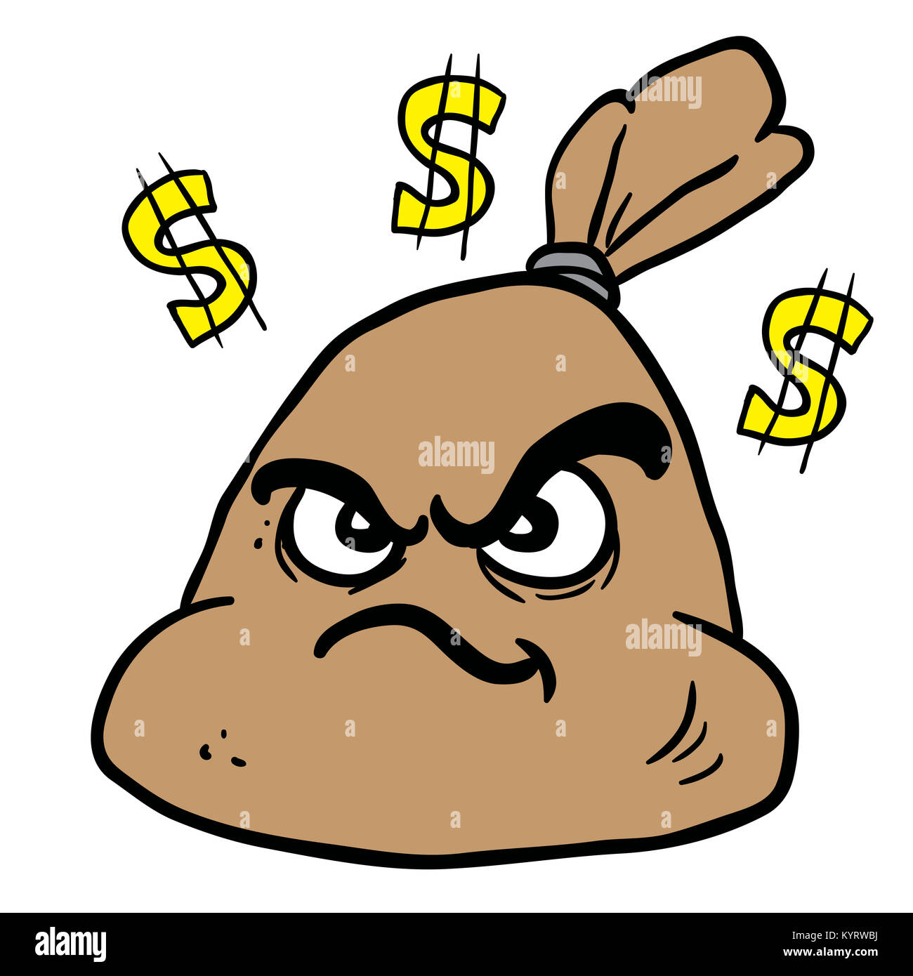 Geldsack cartoon -Fotos und -Bildmaterial in hoher Auflösung – Alamy