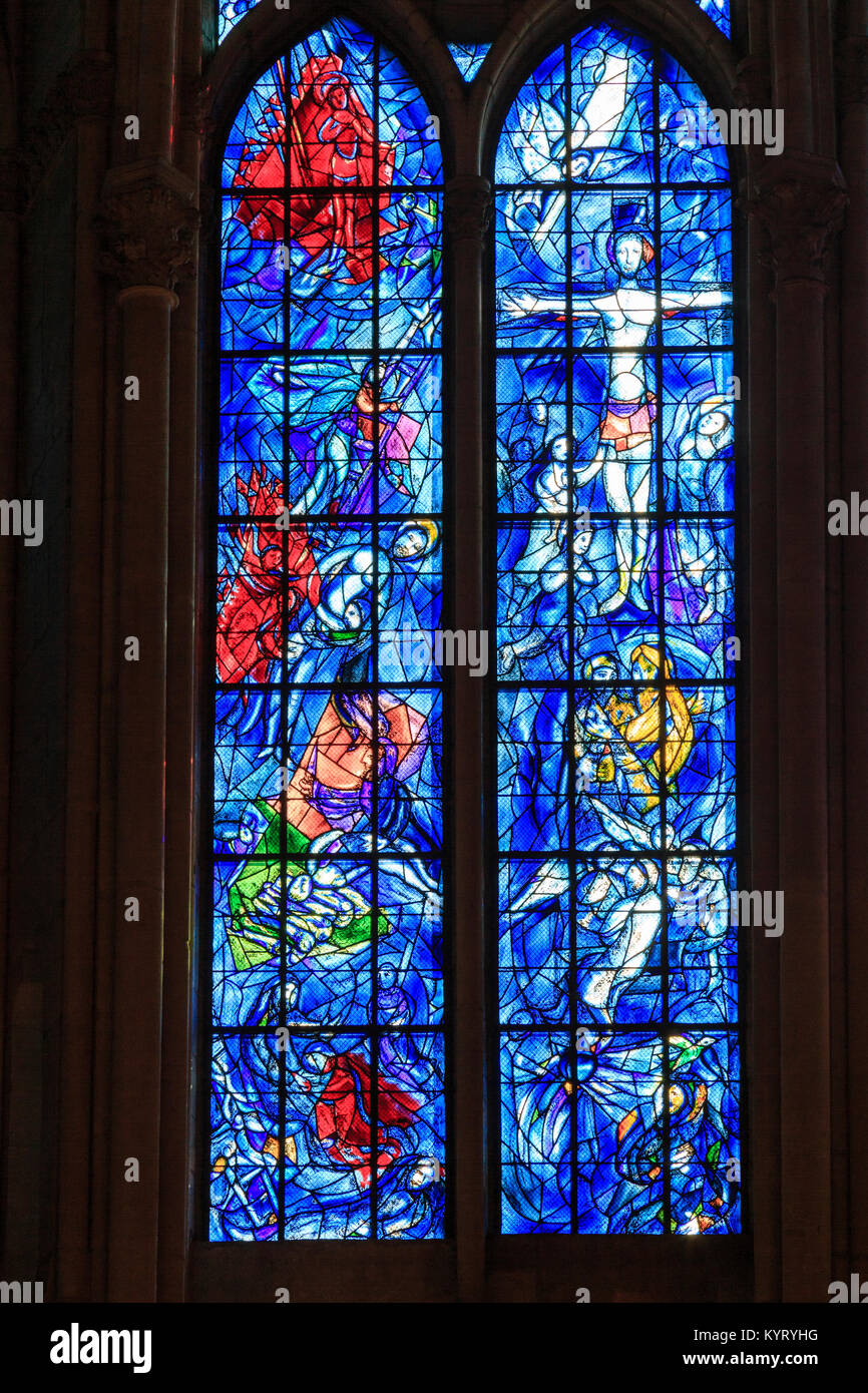 Frankreich, Marne (51), Reims Cathédrale Notre-Dame de Reims, classée ...
