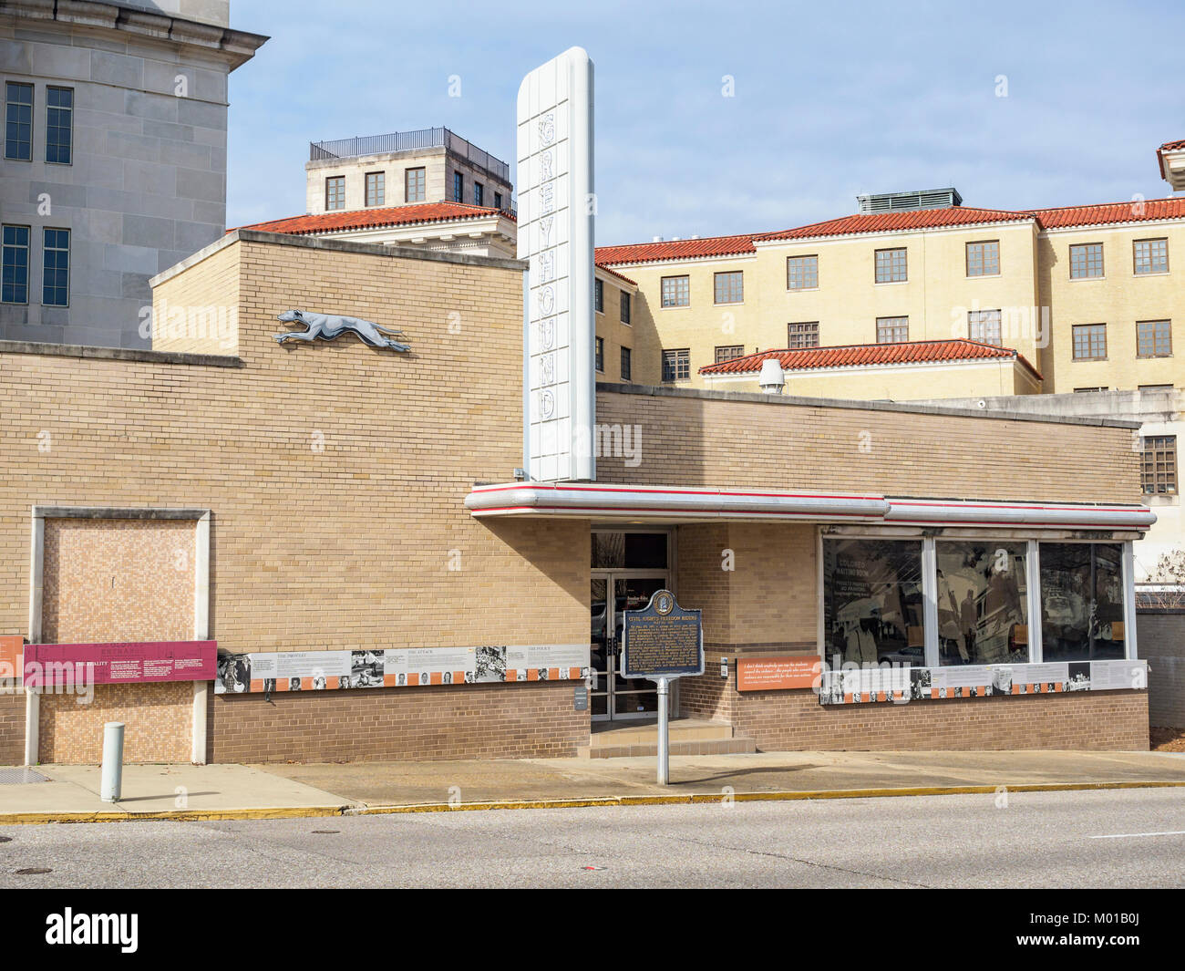 Historische Windhundstation Stockfotos und -bilder Kaufen - Alamy