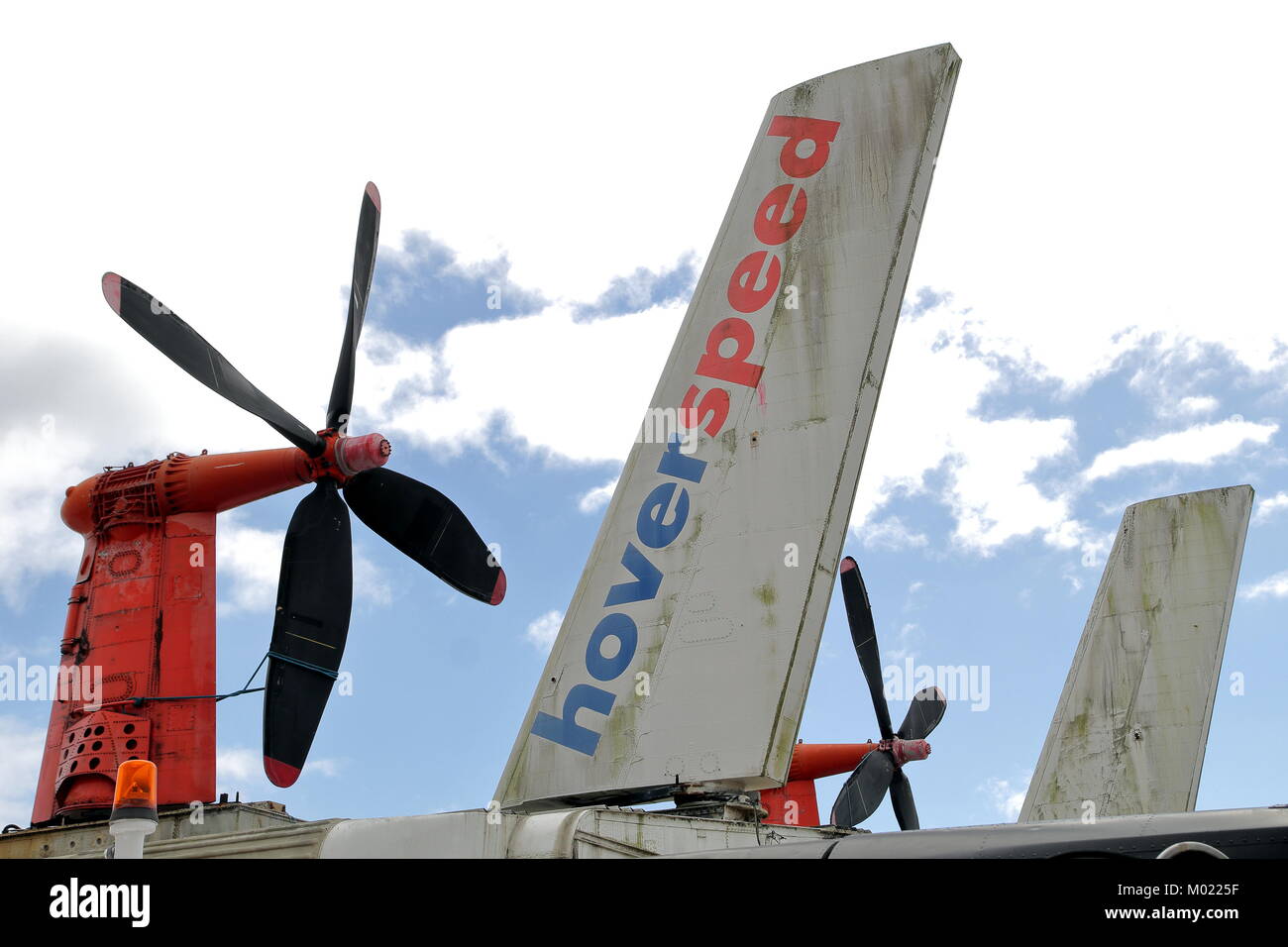 Lee-on-the-solent, Hampshire, UK - 10. Juni 2017: Propeller und Ruder ...