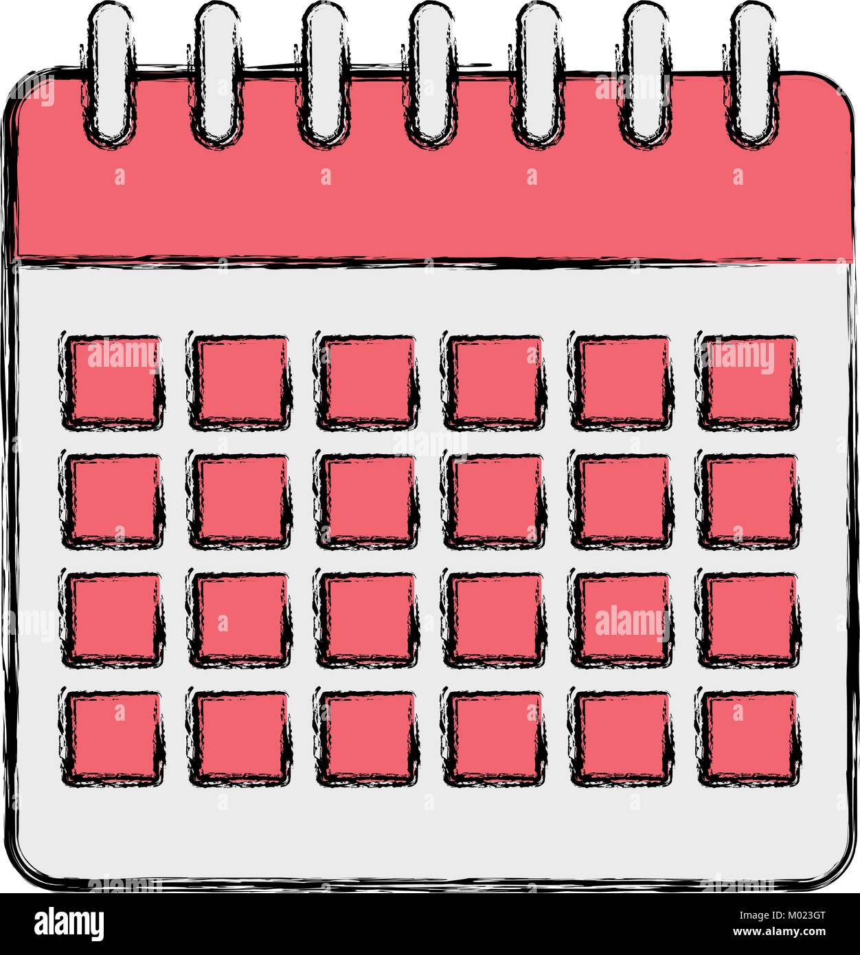 Kalender Vector Illustration Stock-Vektorgrafik - Alamy