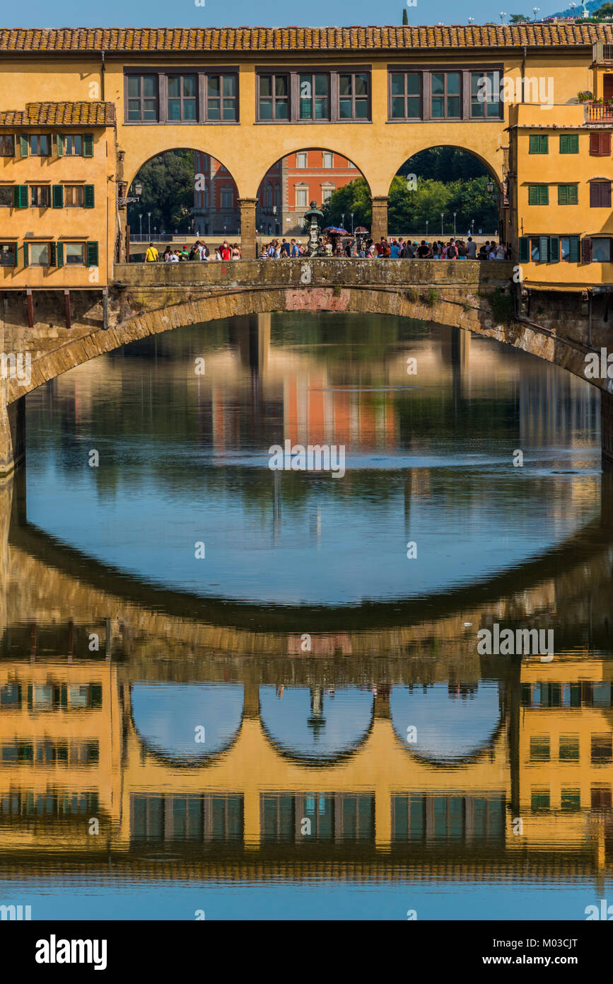 Die vielfältigen Sehenswürdigkeiten der Altstadt von Florenz in der Toskana, Italien - September ...