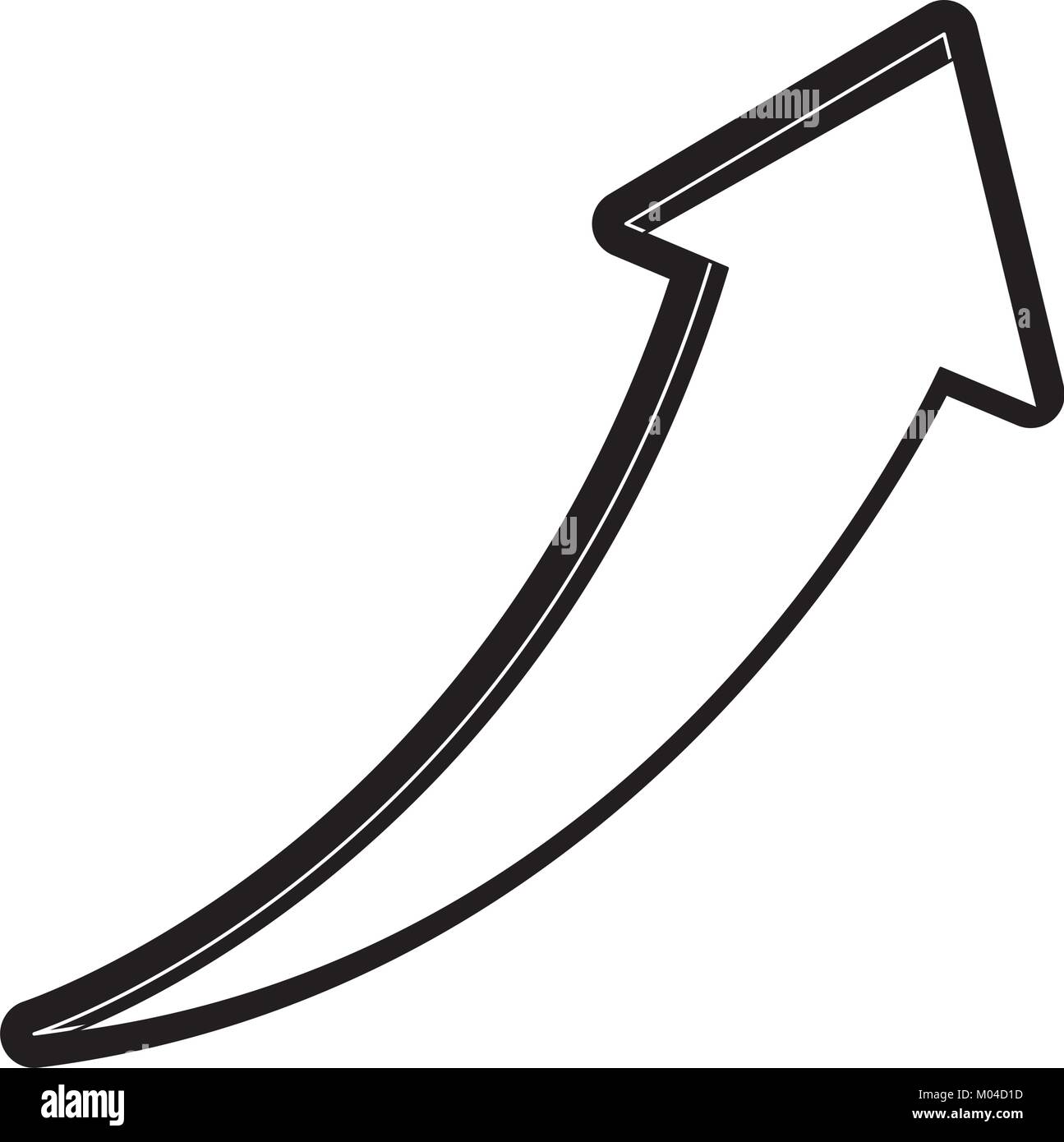 Pfeil-Vektor-illustration Stock-Vektorgrafik - Alamy