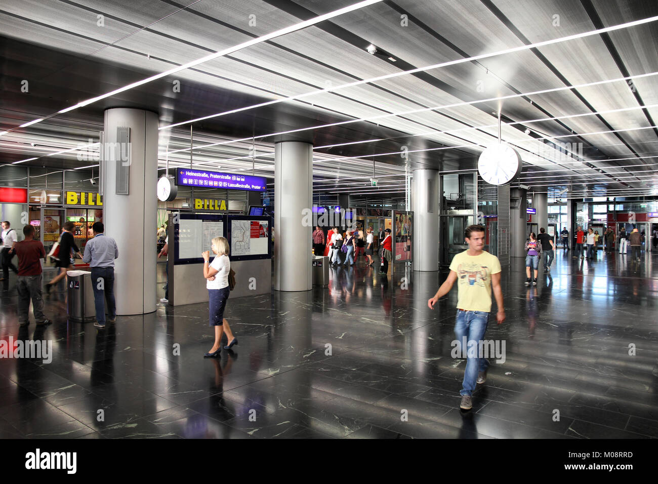 Wien - 6. SEPTEMBER: Wien Praterstern station am 6. September 2011 in ...