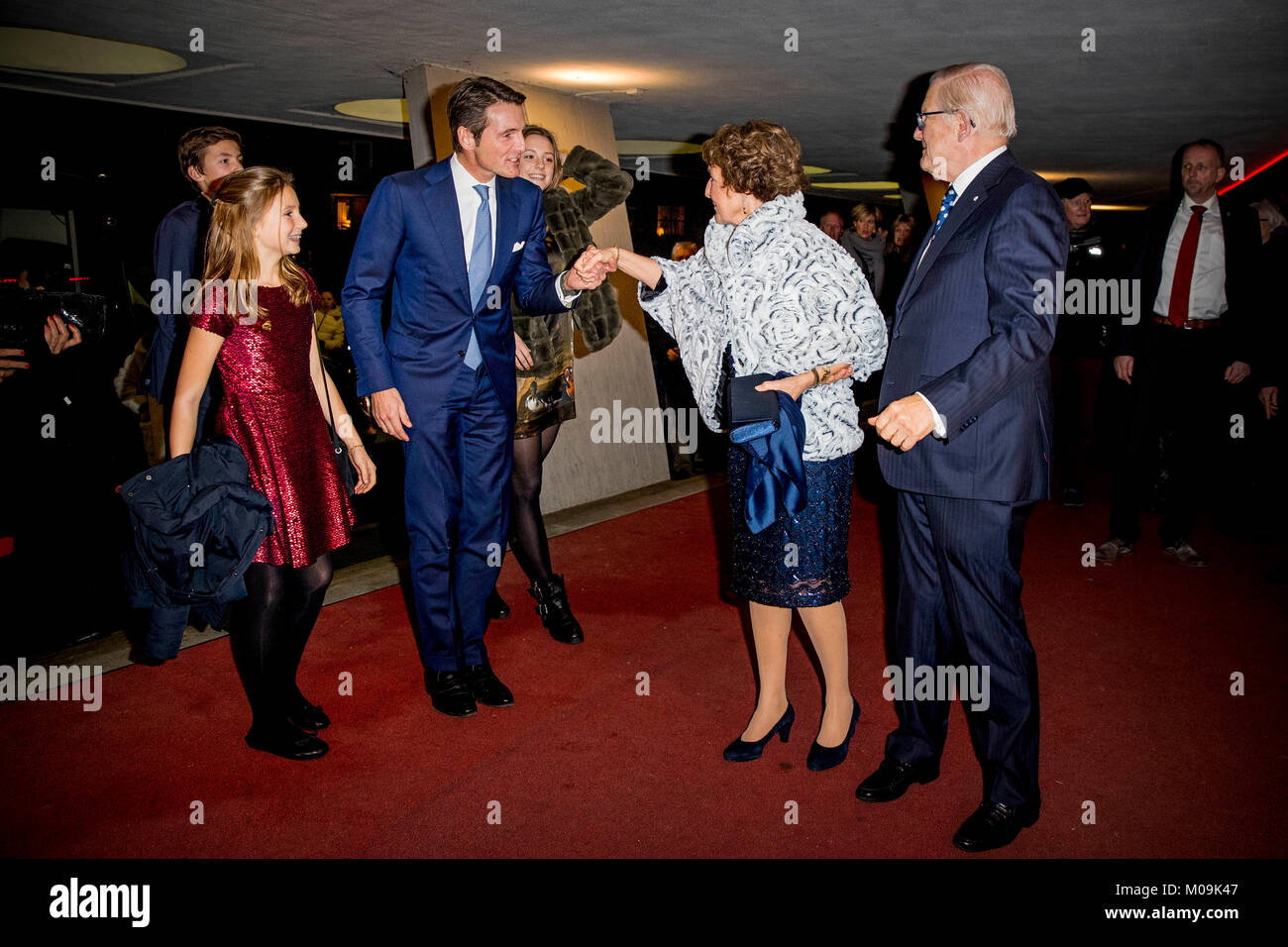 Prinzessin Margriet und ihr Ehemann Pieter Van Vollenhoven mit ihrer ...