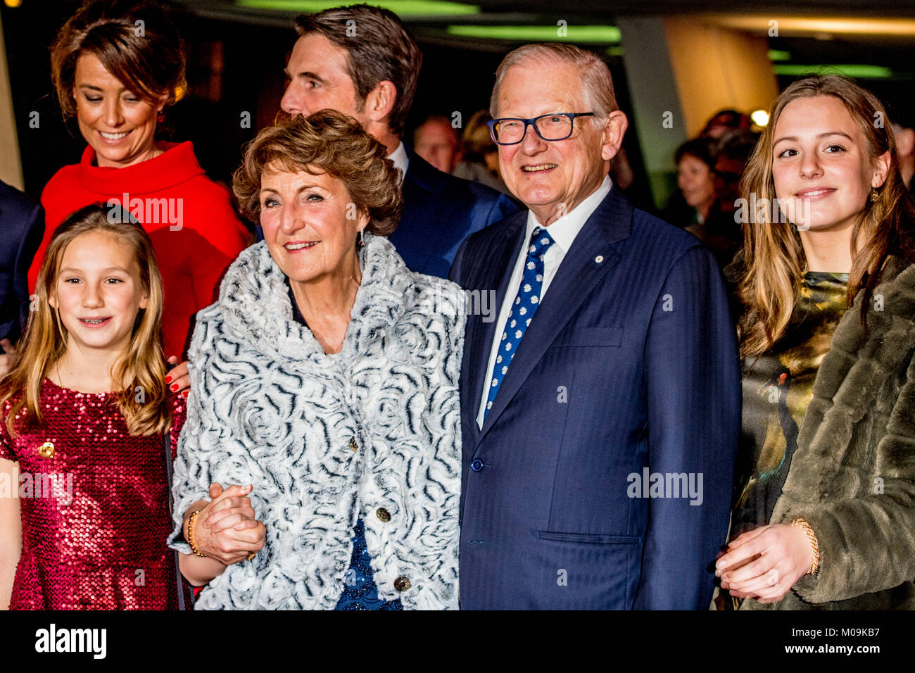 Prinzessin Margriet und ihr Ehemann Pieter Van Vollenhoven mit ihrer ...