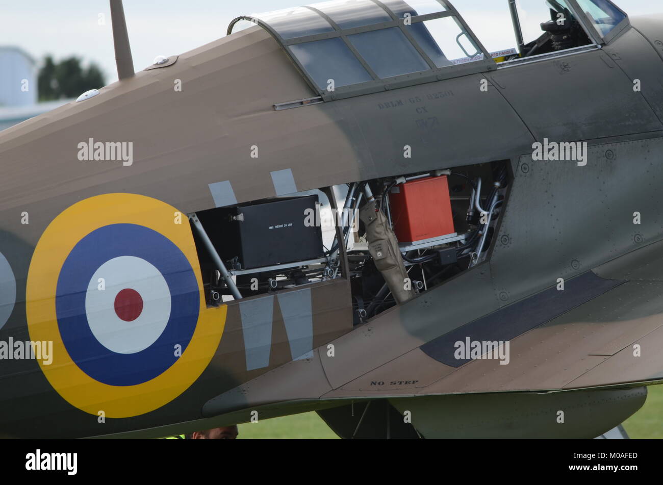 Hawker Hurricane cockpit Stockfotografie - Alamy
