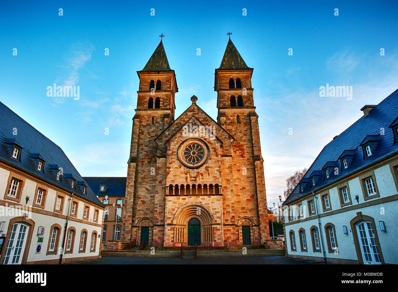 Abtei Echternach, Benediktinerkloster, Luxemburg Stockfotografie - Alamy