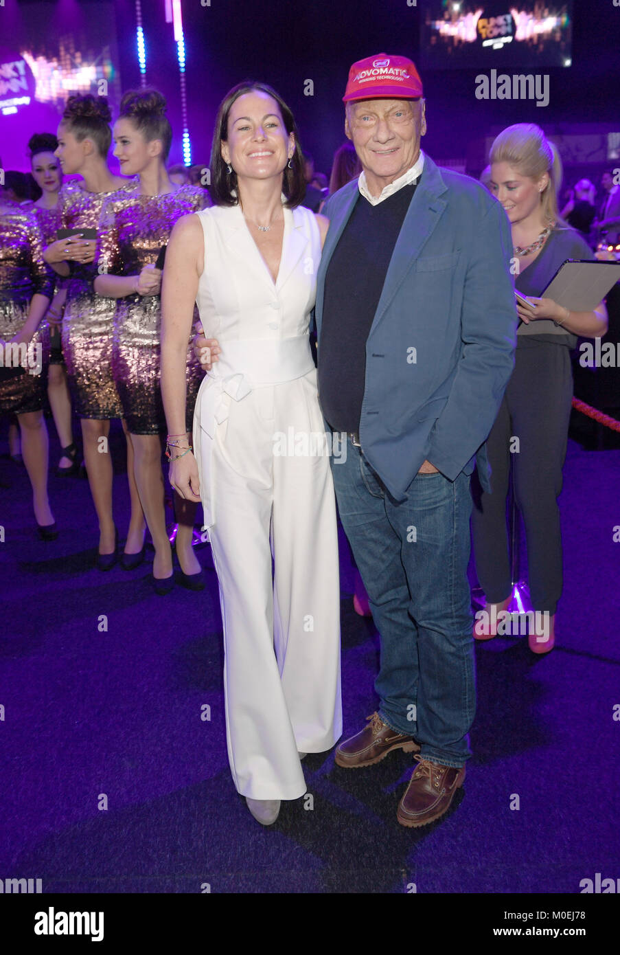 Kitzbühel, Österreich. 20 Jan, 2018. Ehemalige Formel-1-Rennfahrer Niki ...