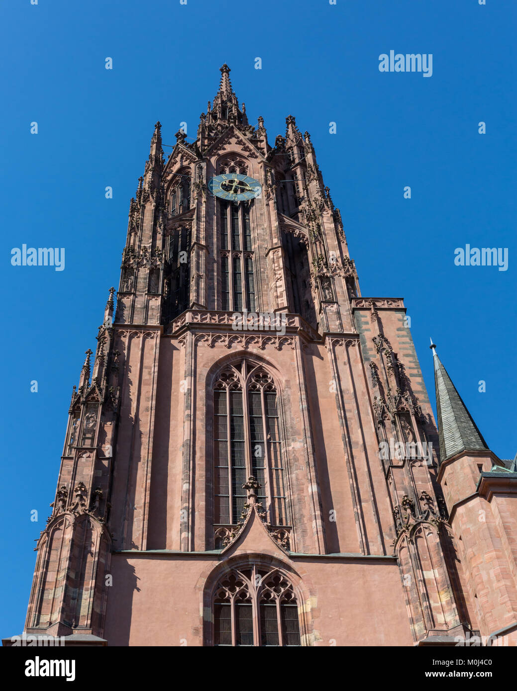 Frankfurter Dom, Kaiserdom St. Bartholomäus, gotische Kirche in der Altstadt von Frankfurt am ...