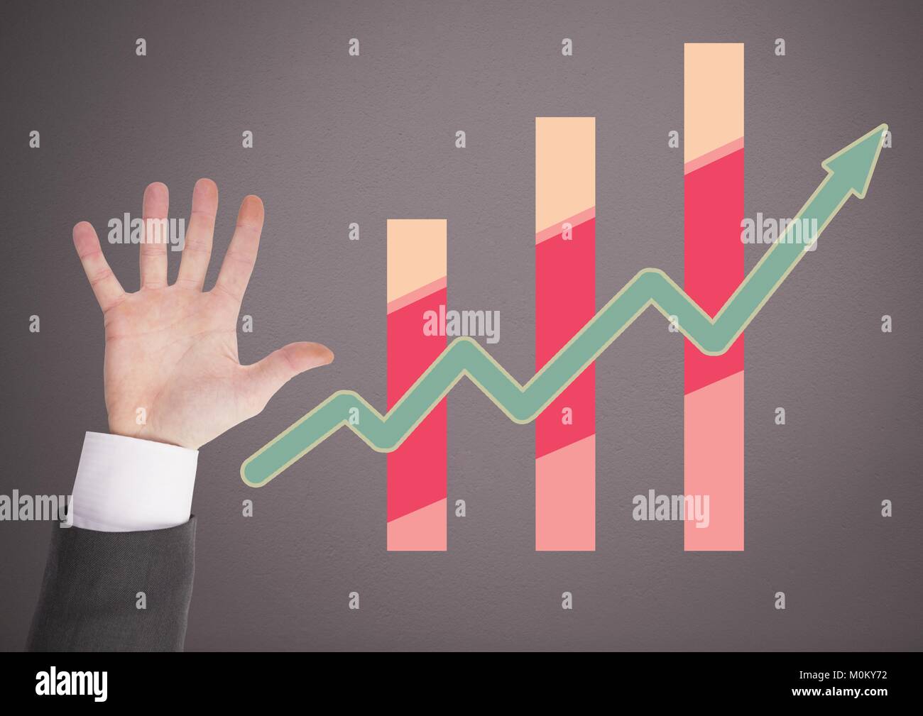 Steigendes diagramm Stockfotos und -bilder Kaufen - Alamy