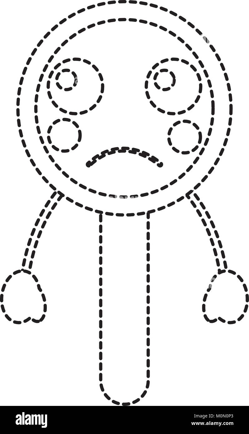 Kawaii süß lustig Lupe Stock-Vektorgrafik - Alamy