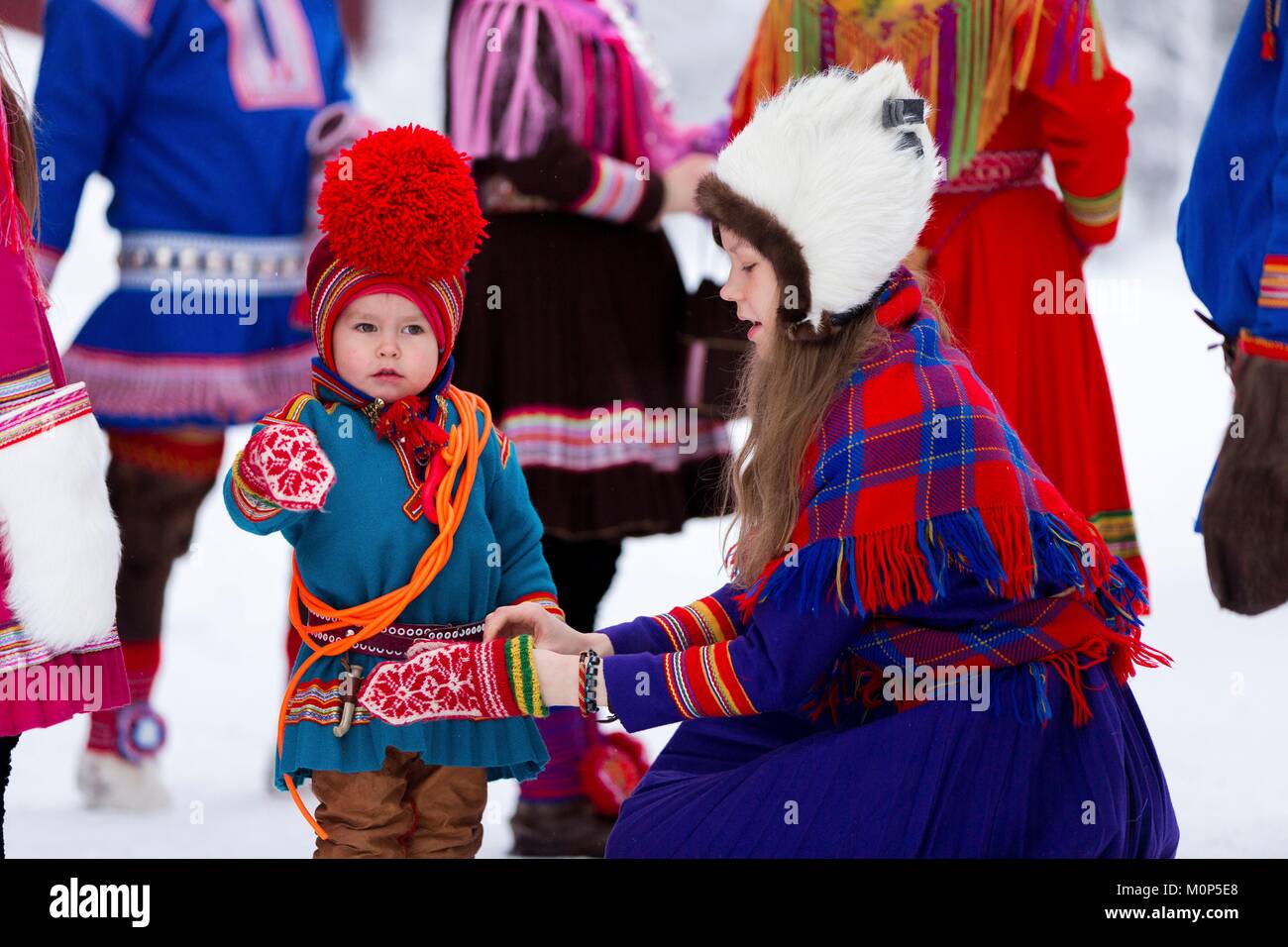 Schweden, Lappland, Region als Weltkulturerbe von der UNESCO ...