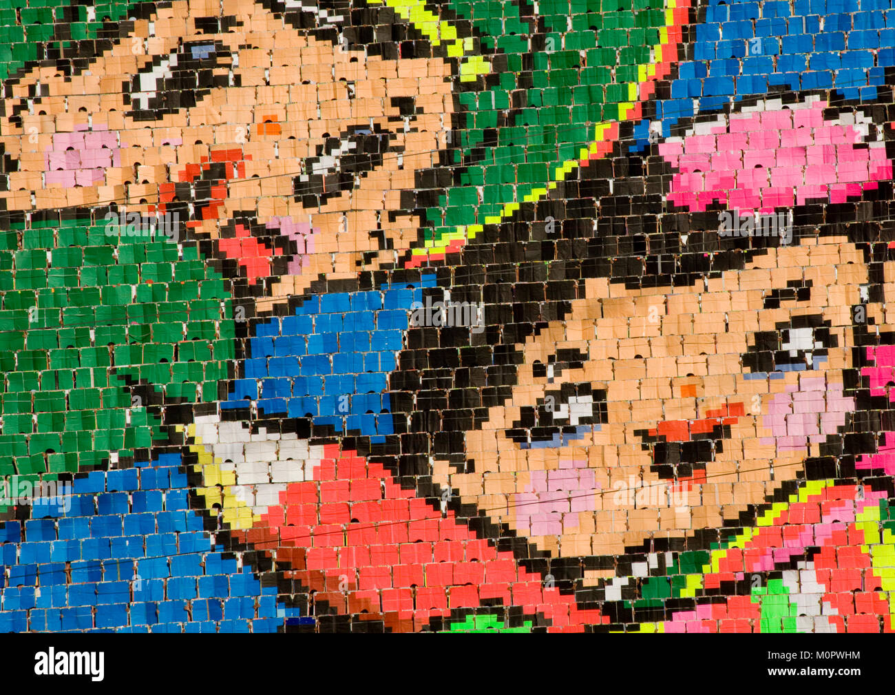 Nortk koreanische Kinder von Kinder Pixel bis Holding Tafeln bei ...