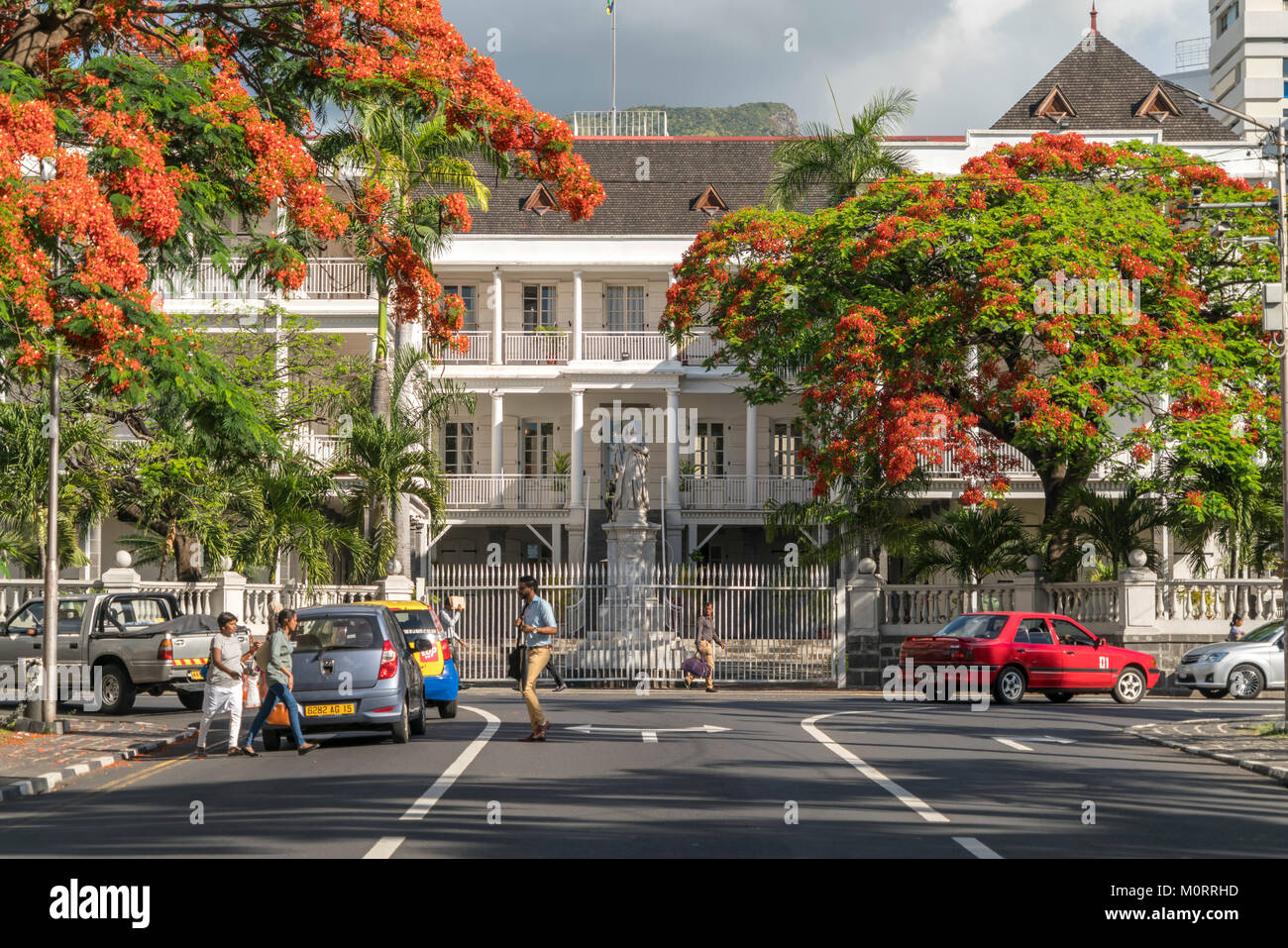 Government House Port Louis Mauritius Stockfotos und -bilder Kaufen - Alamy