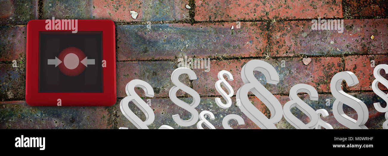 Das zusammengesetzte Bild im Vektor Icon von Abschnitt Symbol ...