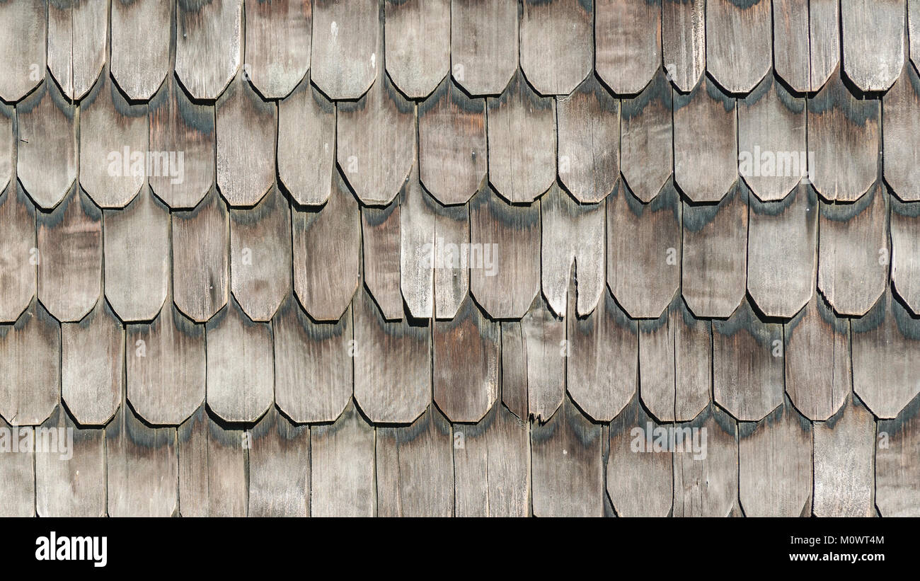 Holzfassade wand Haus Muster Textur mit Fenster teilweise ...