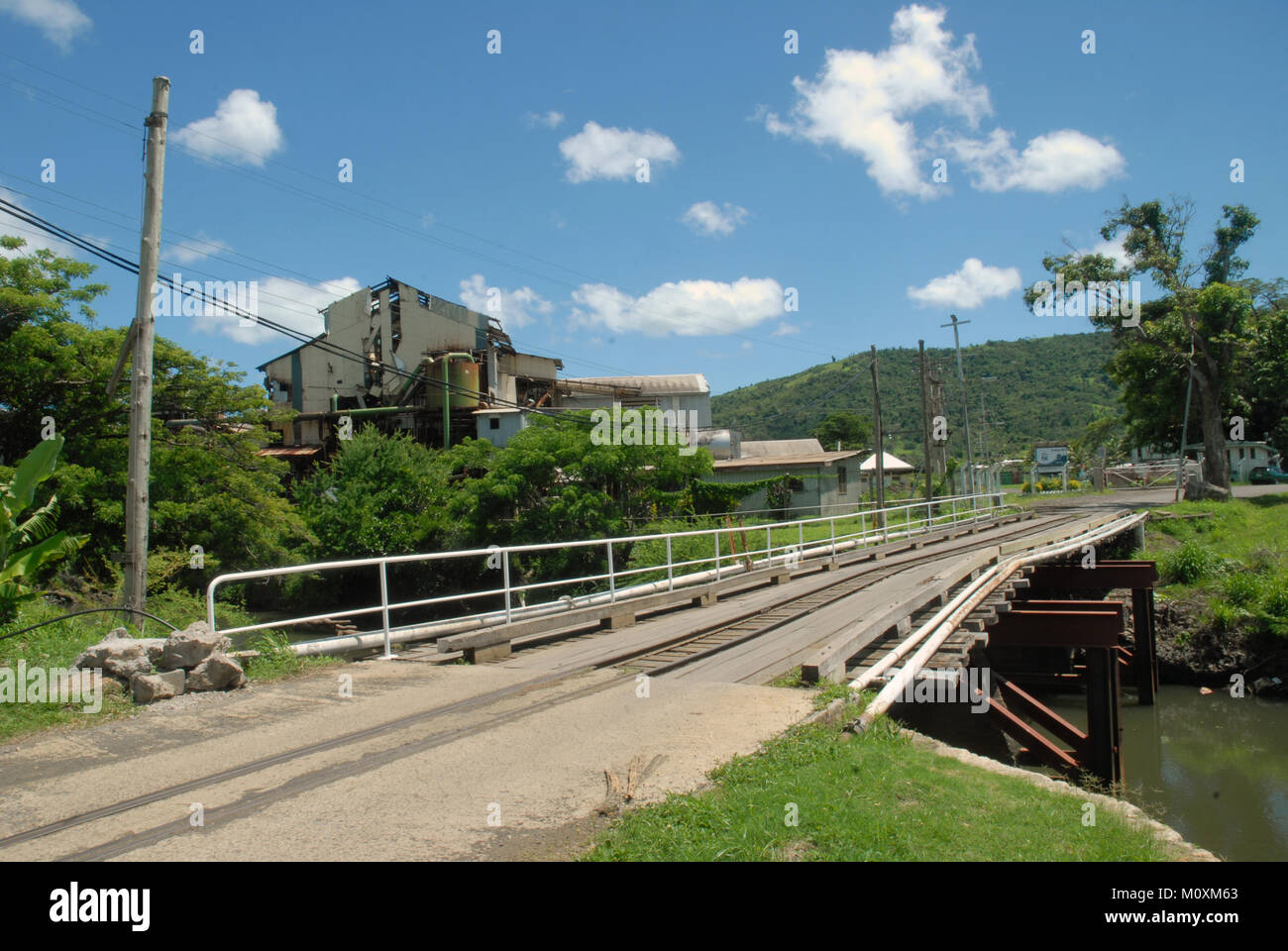 Die beschädigten Penang Sugar Mill in Rakiraki Infolge des Wirbelsturms ...