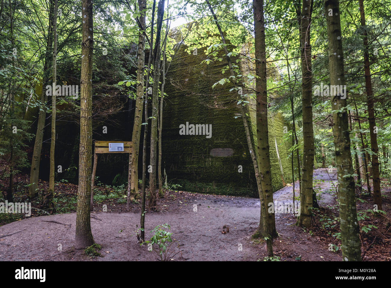 Mamerki (Deutsch: Mauerwald) Bunker komplex - das ehemalige ...