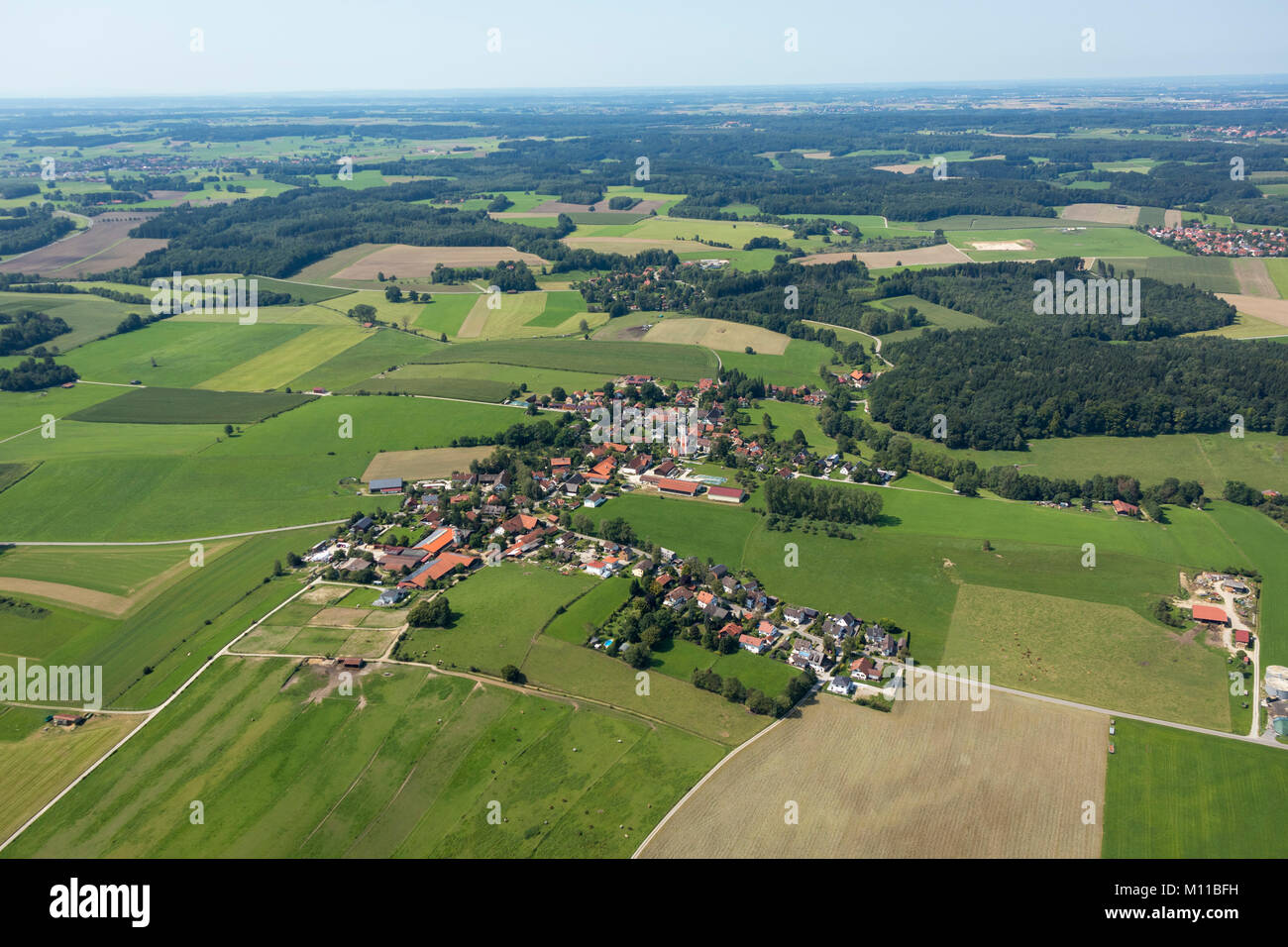 Luftaufnahme von Hechenwang, 86949 Windach, Bayern, Deutschland ...