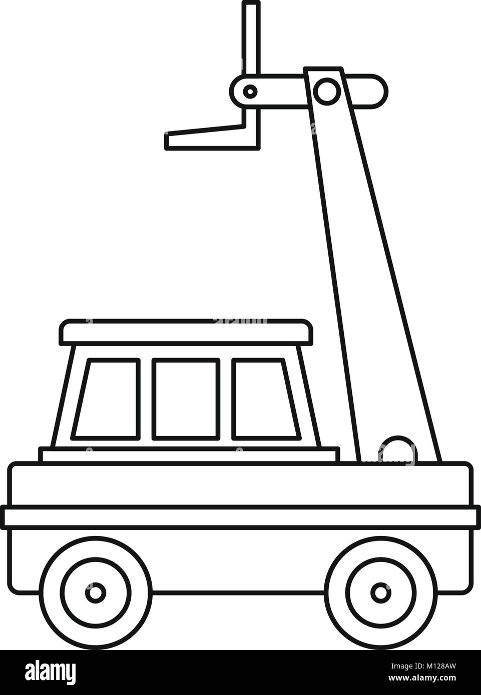 Cherry picker crane Stock-Vektorgrafiken kaufen - Alamy