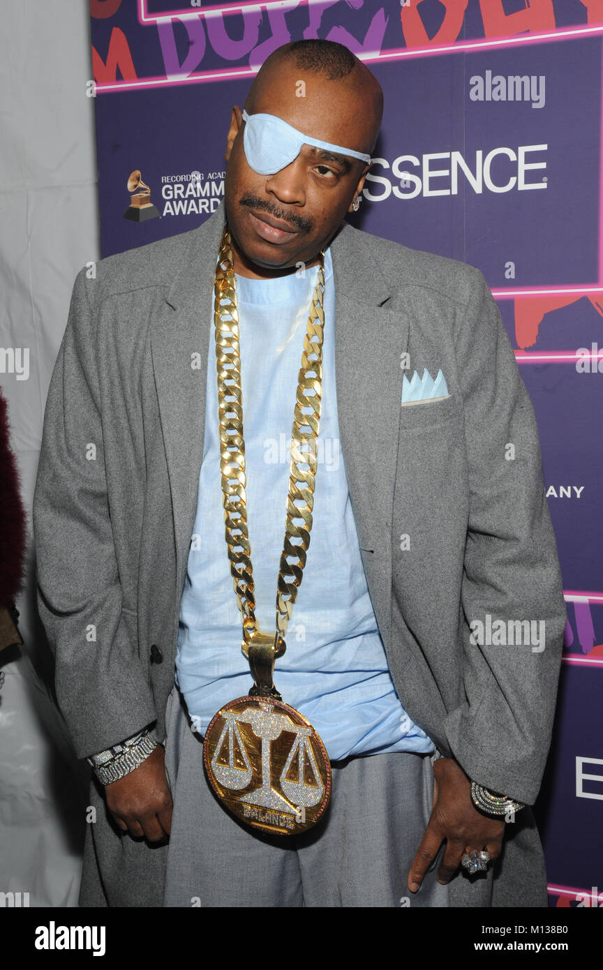 New York, NY, USA. 25 Jan, 2018. Slick Rick an die Essenz der 9 ...