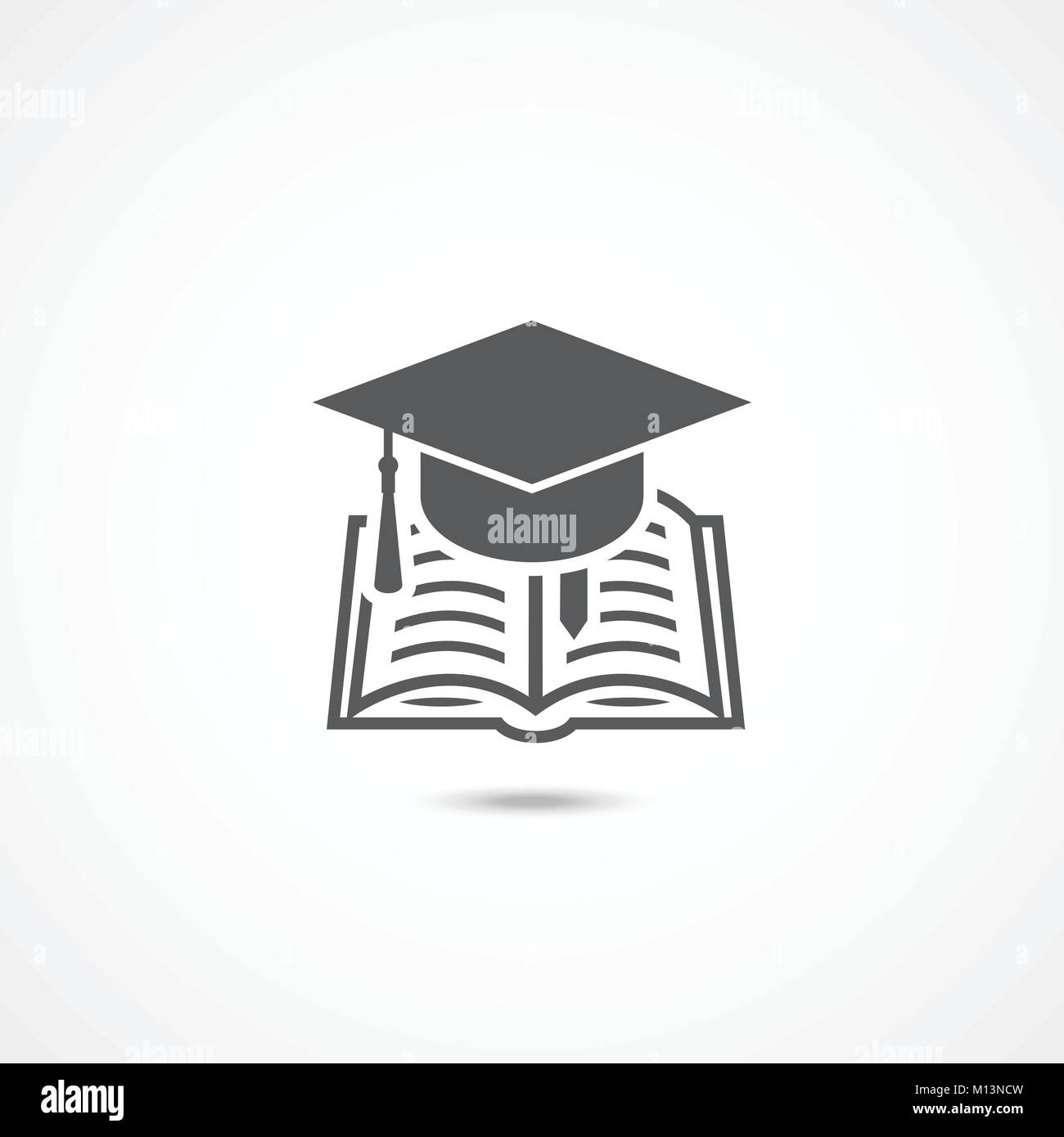 Diploma icon black background white Stock-Vektorgrafiken kaufen - Alamy