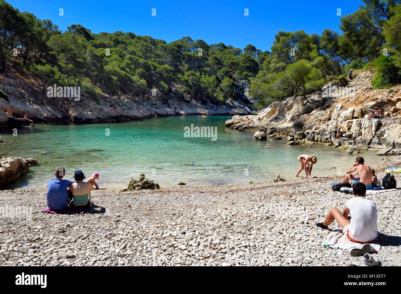 Frankreich, Bouches-du-Rhone, Marseille, Nationalpark der Calanques ...