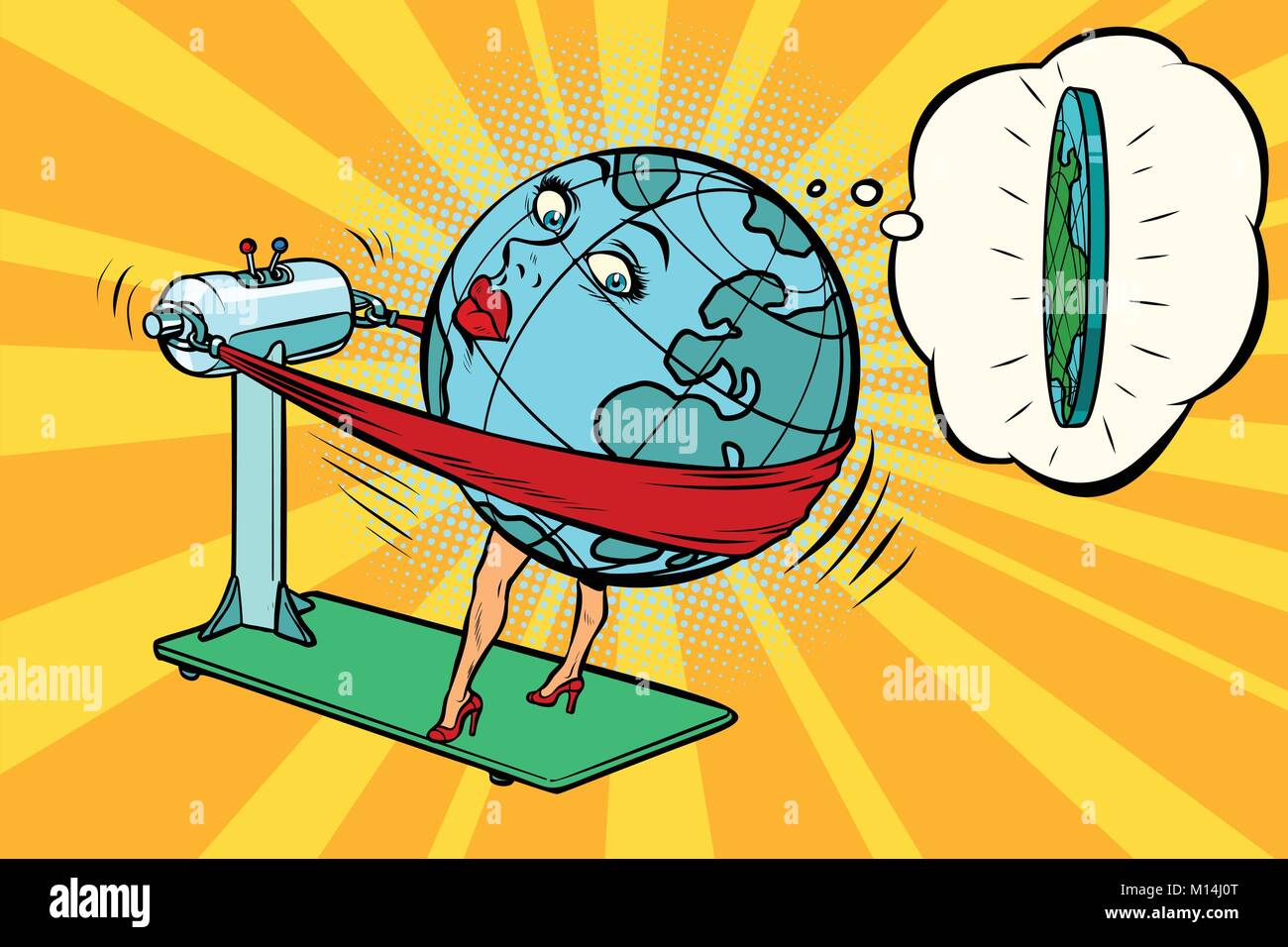 Planet Erde Comic Stockfotos und -bilder Kaufen - Alamy