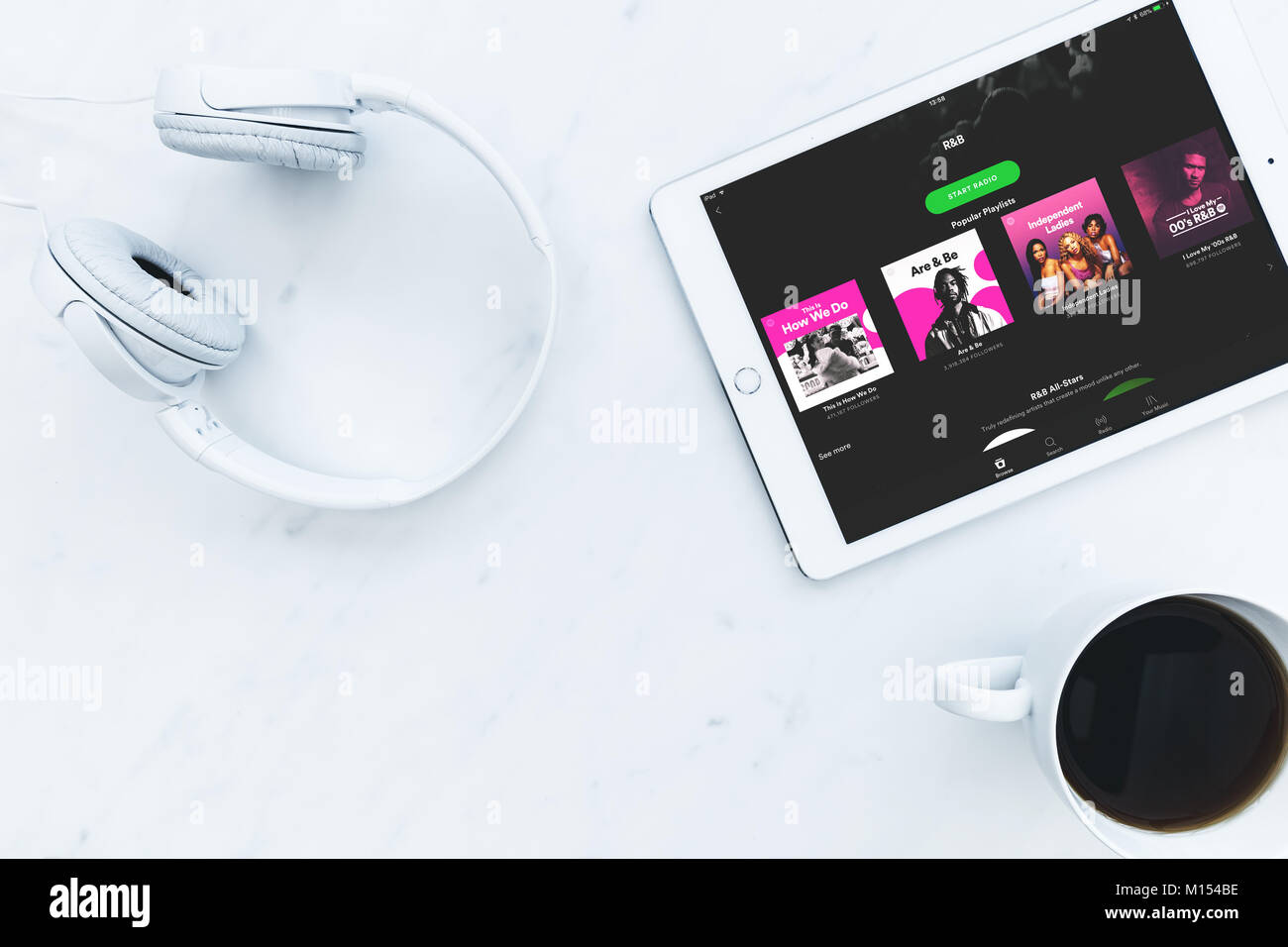 Spotify musik streaming -Fotos und -Bildmaterial in hoher Auflösung – Alamy