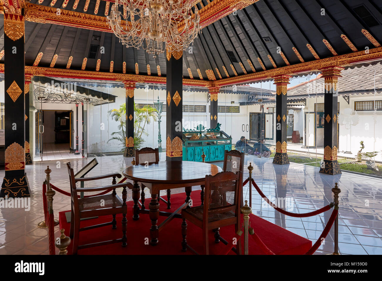 Innenraum der Kraton Yogyakarta (Keraton Ngayogyakarta Hadiningrat ...