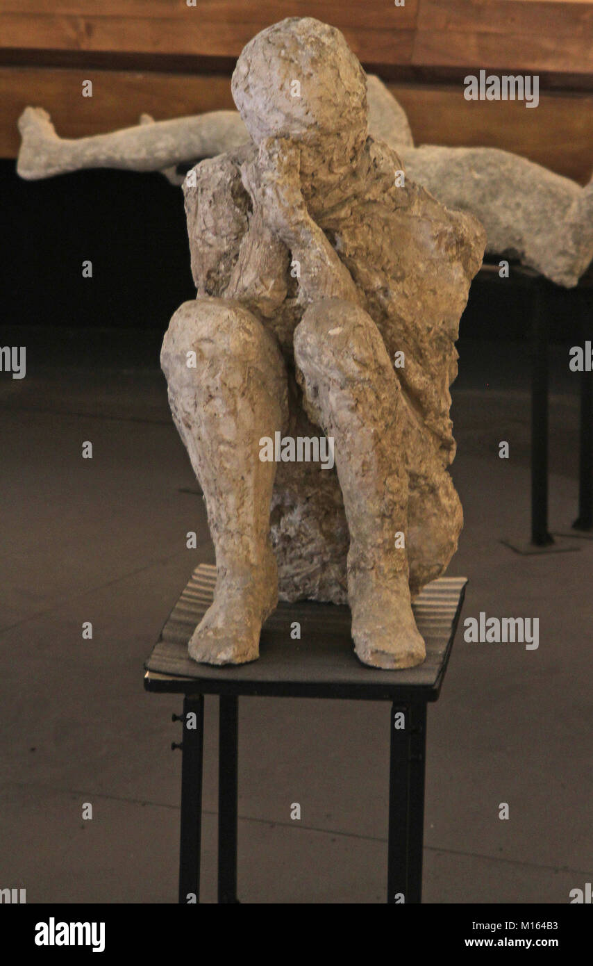 Einer der zwanzig Stimmen erhalten Opfer von der Vesuv-Ausbruch im Jahr ...