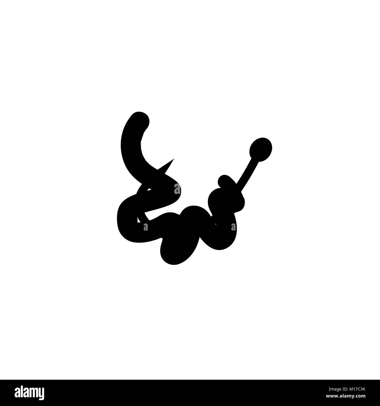 Angeln haken Zeichen Symbol. Fischer anpacken Symbol Stockfotografie ...