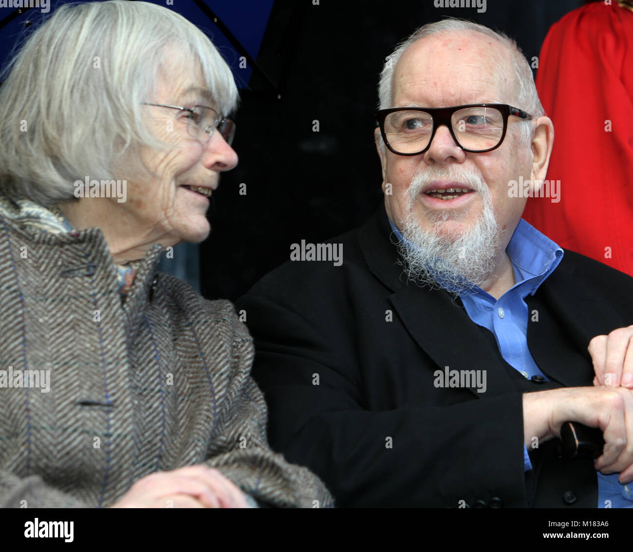 London, Großbritannien, 28. Januar 2018 Eine exklusive neue Wandgemälde ...