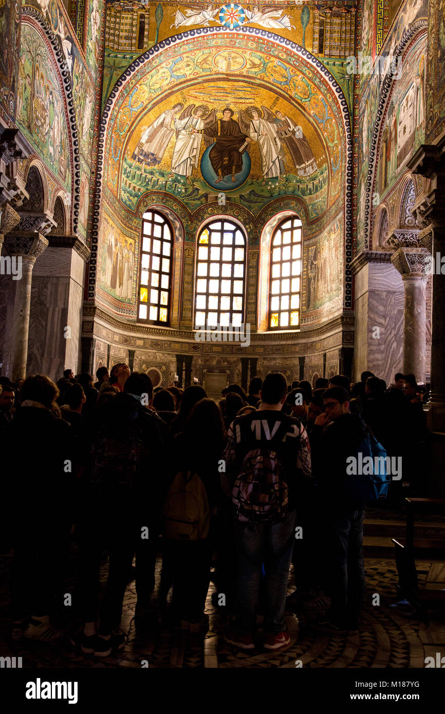 Basilica di san vitale ravenna christliche byzantinische kunst mosaiken a -Fotos und ...
