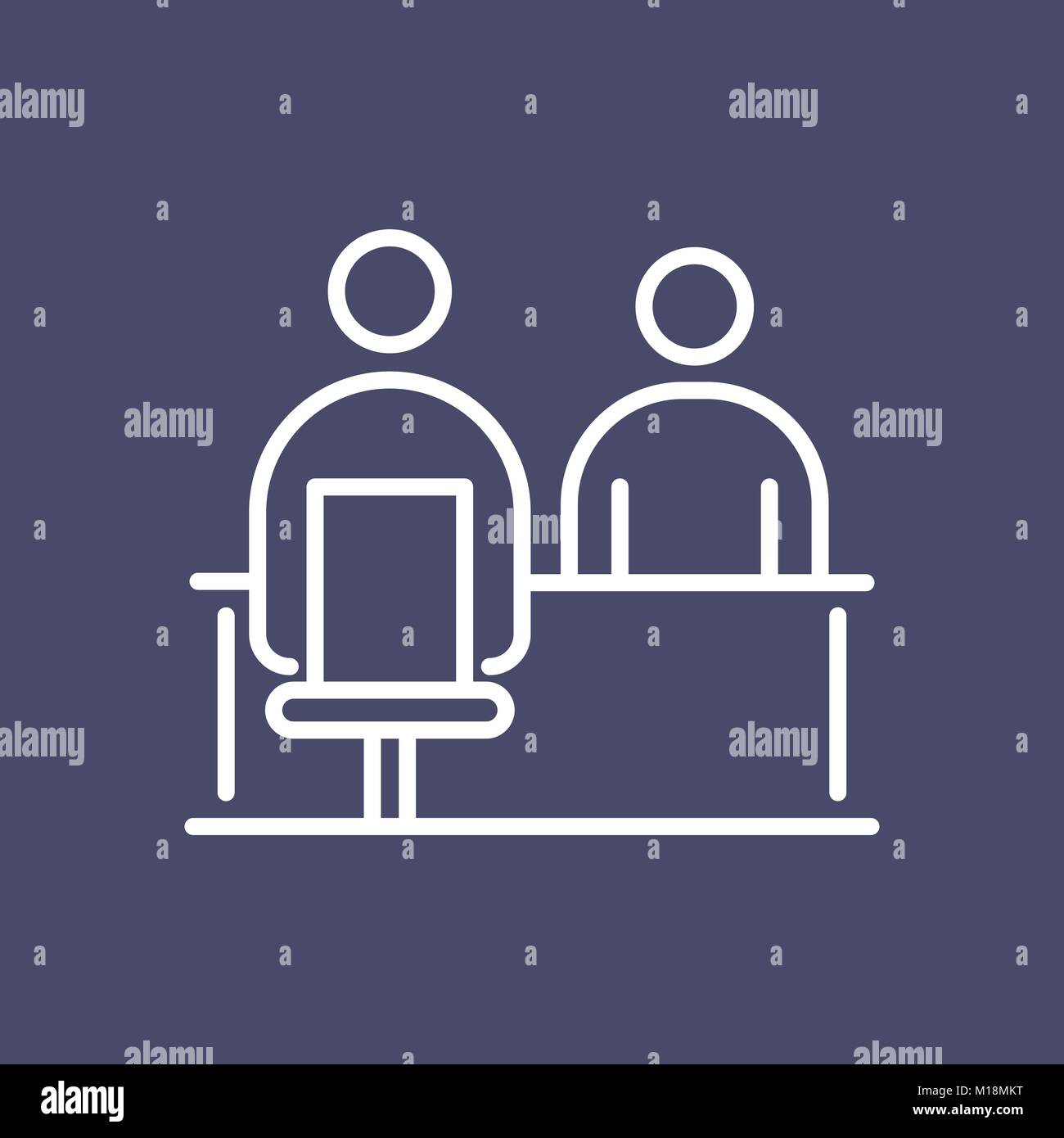 Recruitment icon business concept flat -Fotos und -Bildmaterial in ...